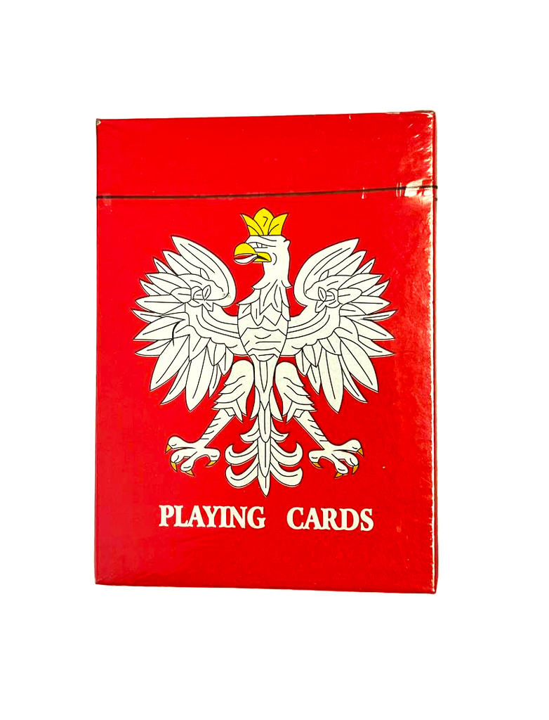 Polish Playing Cards Deck Polska Eagle Red
